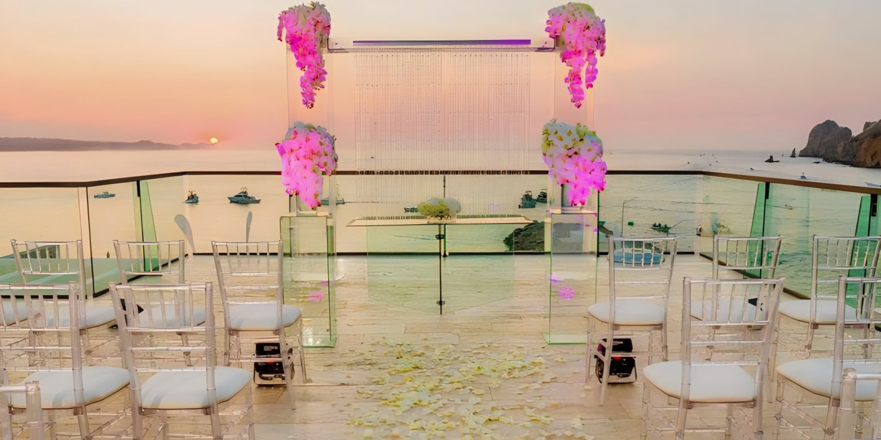 Foam Terrace wedding venue in Breathless Cabo San Lucas Resort and Spa ...