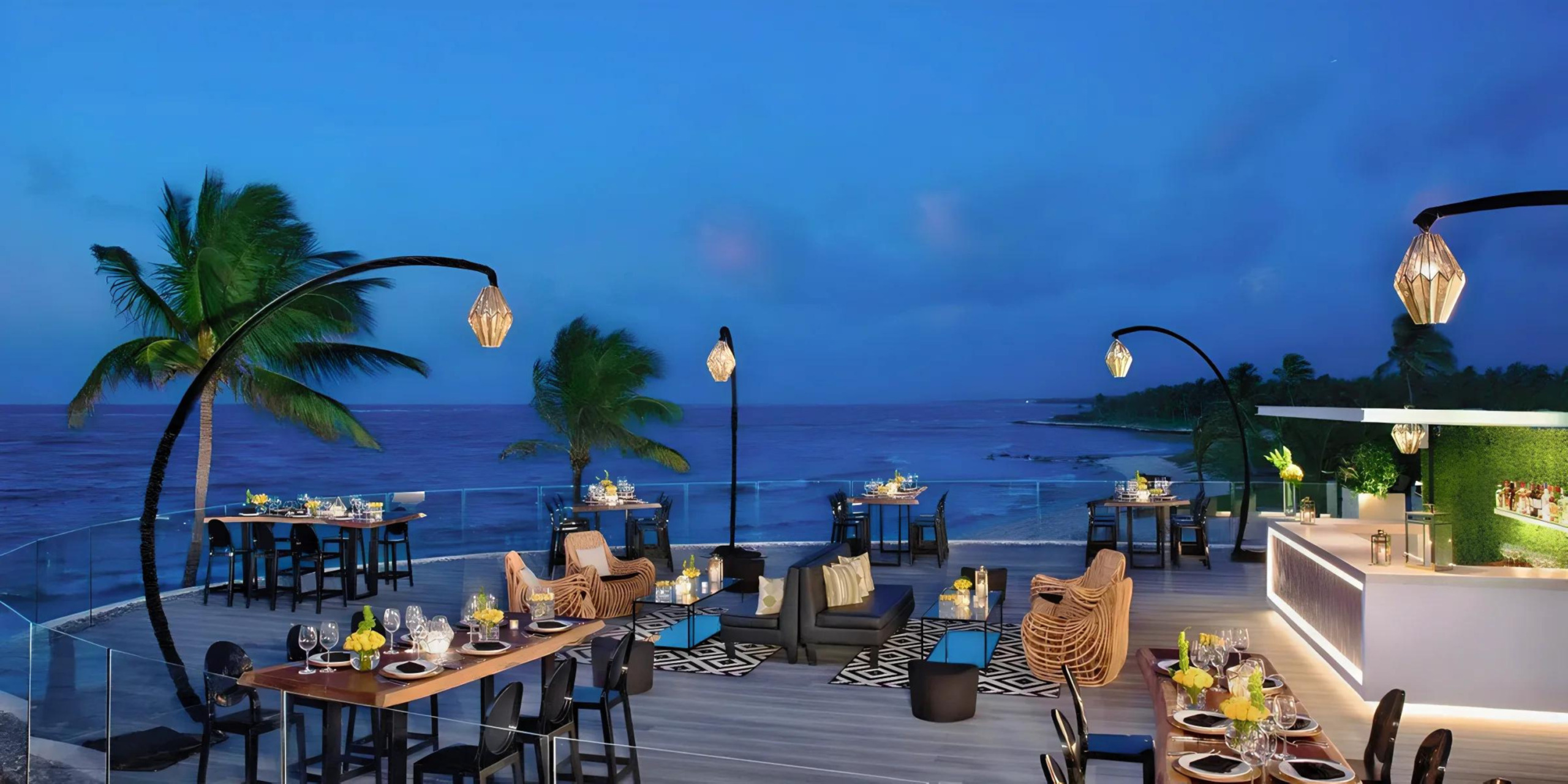 Terrace of the Convention Center wedding venue in Dreams Tulum - Mexico