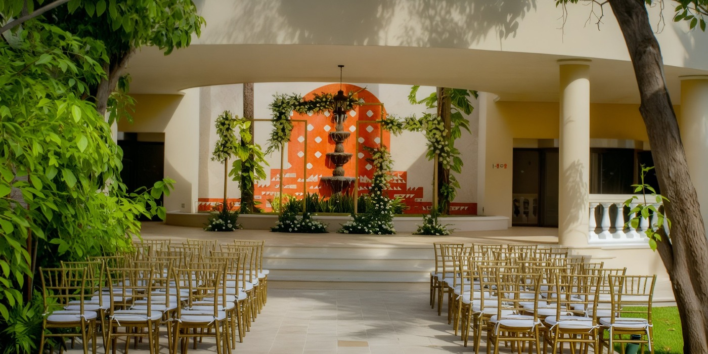 Terrace of the Convention Center wedding venue in Dreams Tulum - Mexico