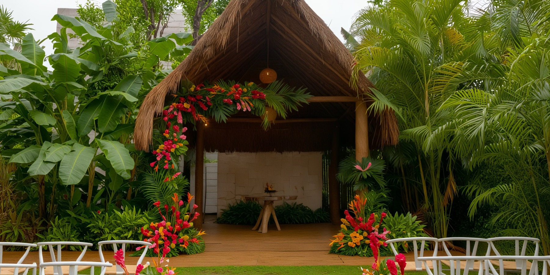 Secret Garden Gazebo wedding venue in Dreams Tulum - Mexico