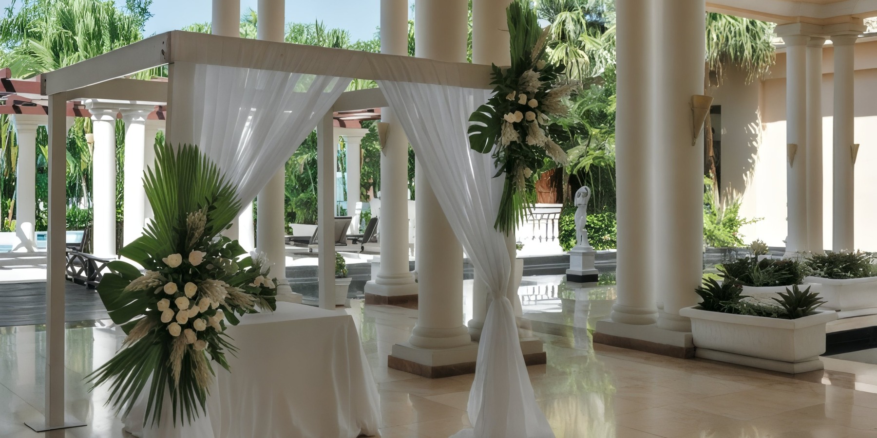 Angels Atrium wedding venue in Grand Palladium Jamaica - Jamaica