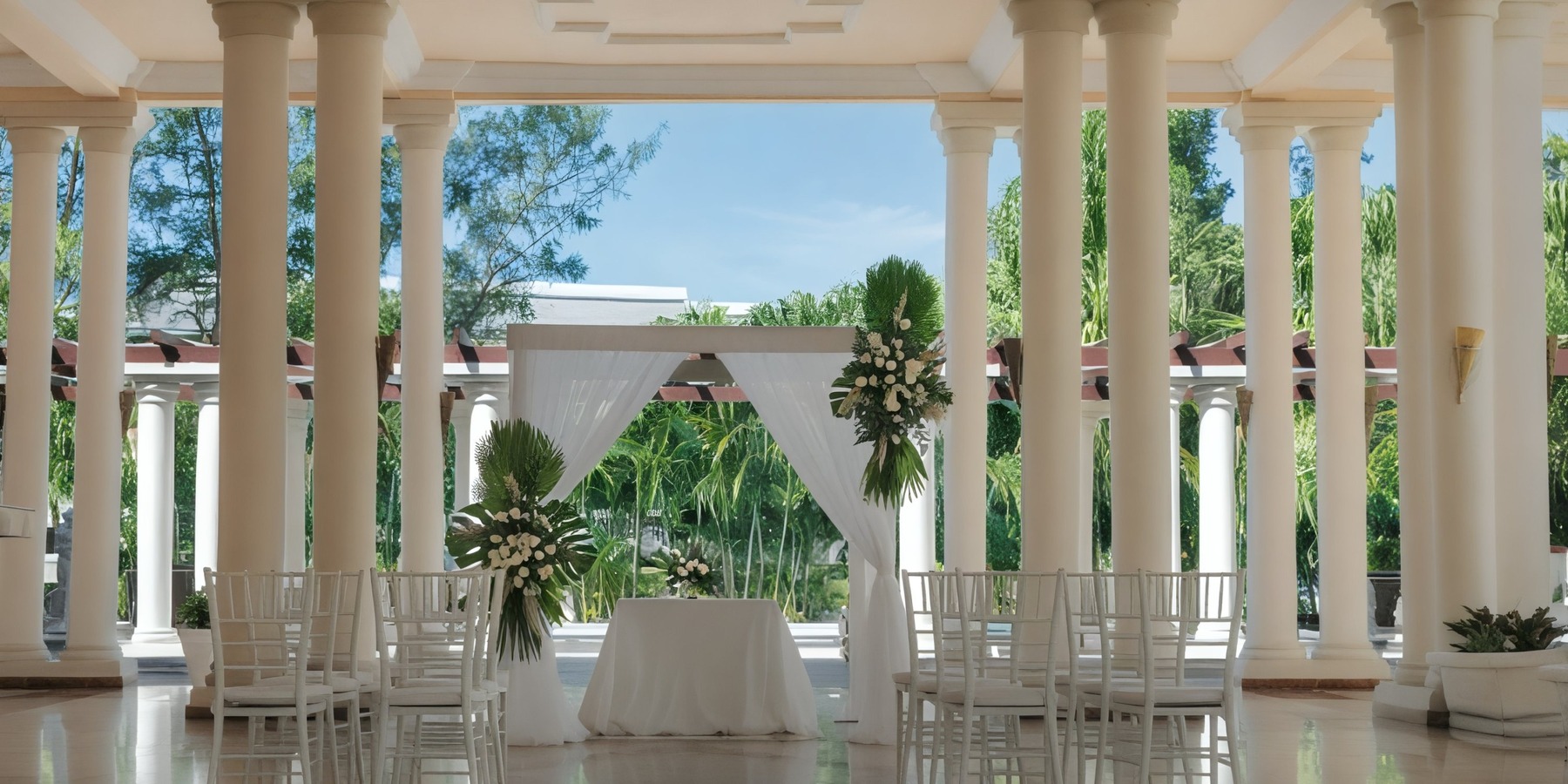 Angels Atrium wedding venue in Grand Palladium Jamaica - Jamaica