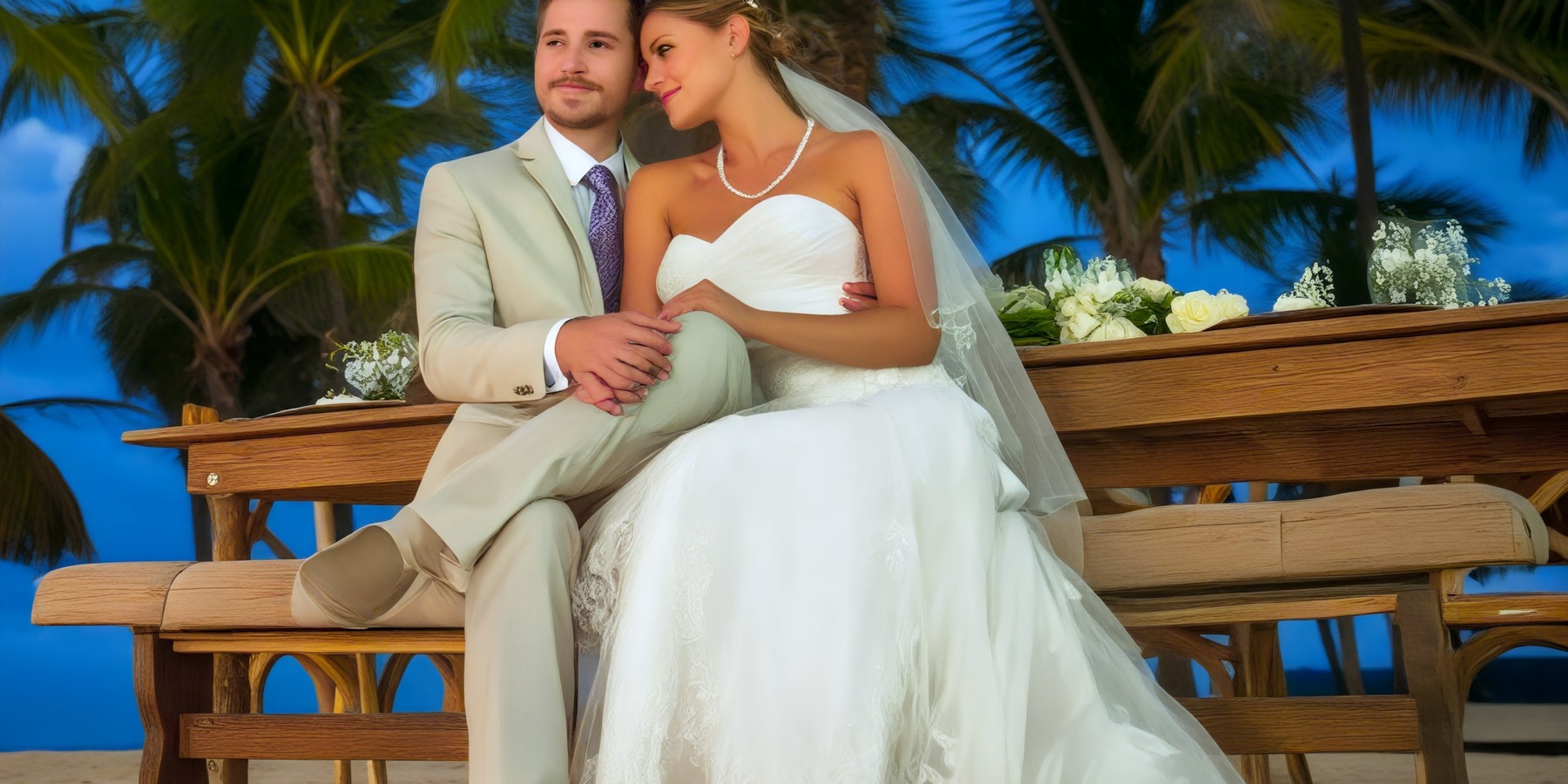 Kantenah Beach wedding venue in Grand Palladium White Sand - Mexico