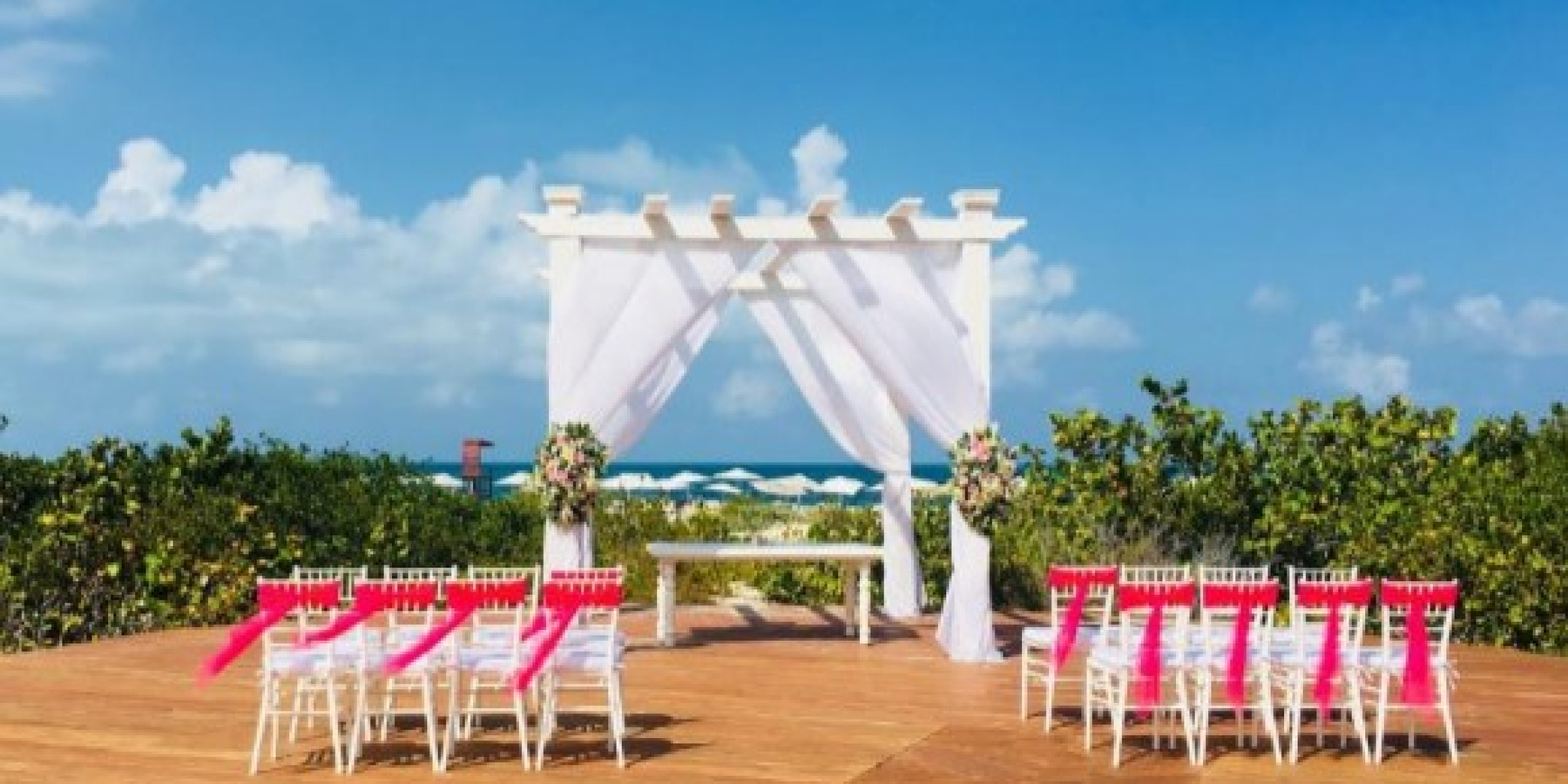 Deck by the Beach wedding venue in Grand Palladium Costa Mujeres - Mexico