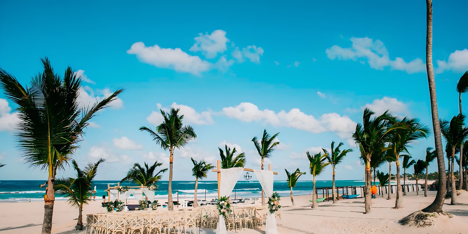 Toro Beach wedding venue in Hard Rock Punta Cana - Dominican Republic