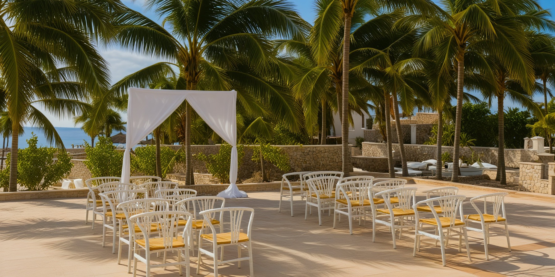 Rooftop Terrace wedding venue in Dreams Aventuras Riviera Maya - Mexico