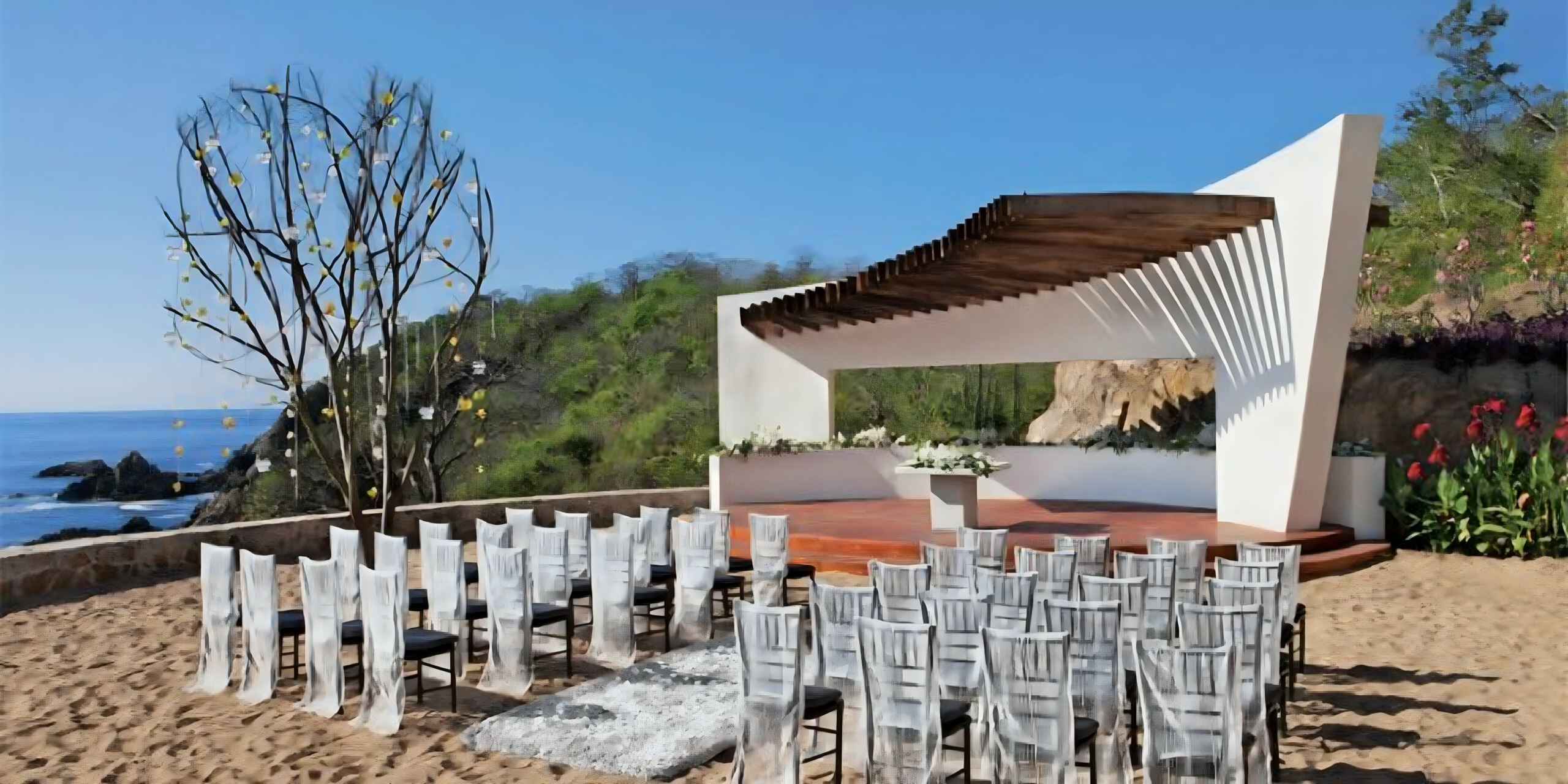 Sugar Reef Terrace wedding venue in Secrets Huatulco - Mexico
