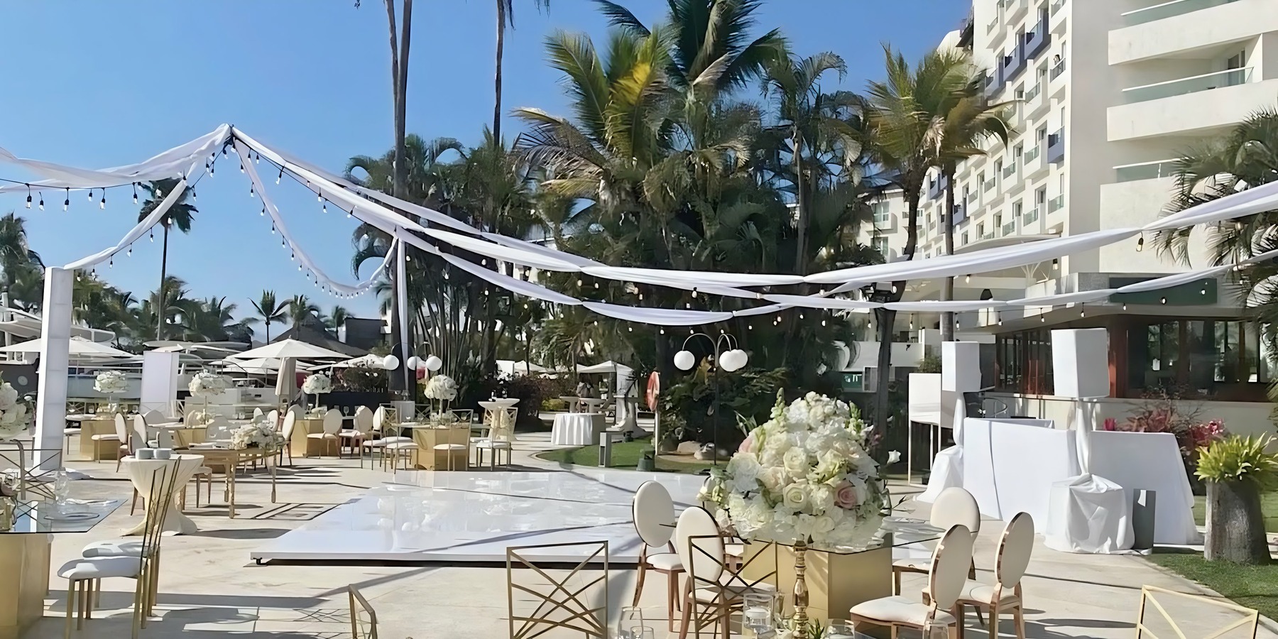 Ipanema Terrace wedding venue in Hard Rock Vallarta - Mexico