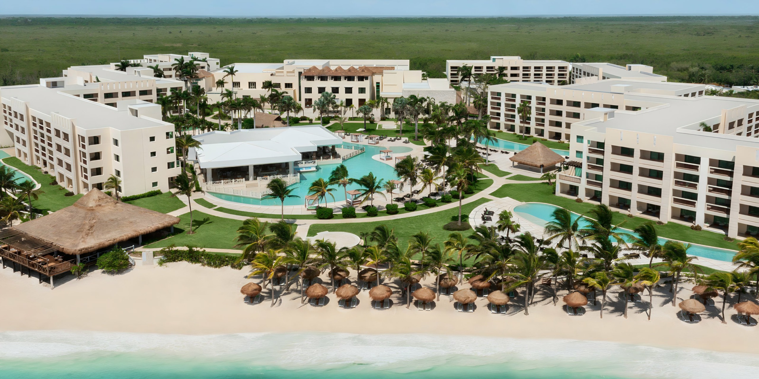 Pool Area wedding venue in Hyatt Ziva Riviera Cancun - Mexico