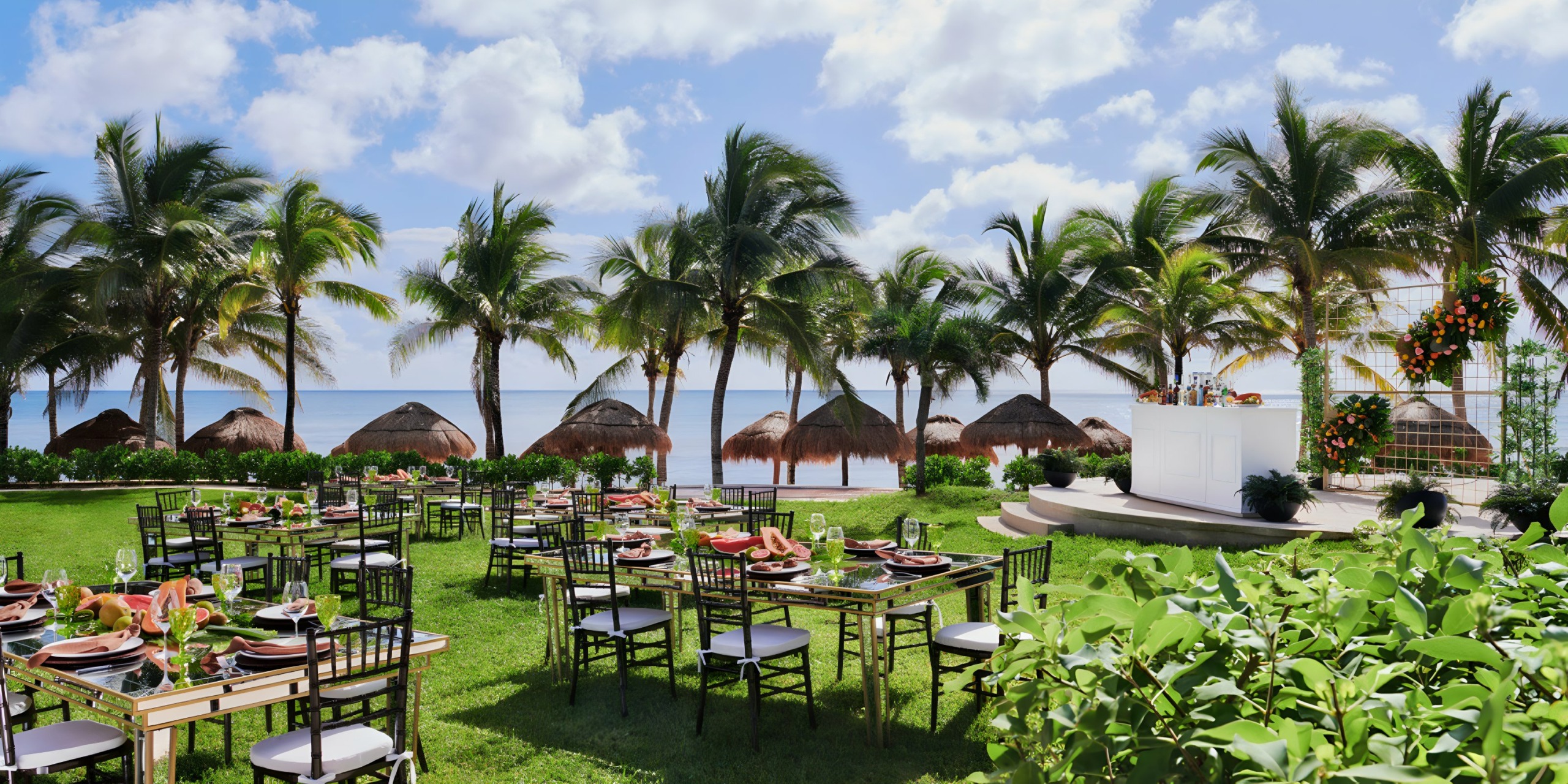 Pool Area wedding venue in Hyatt Ziva Riviera Cancun - Mexico