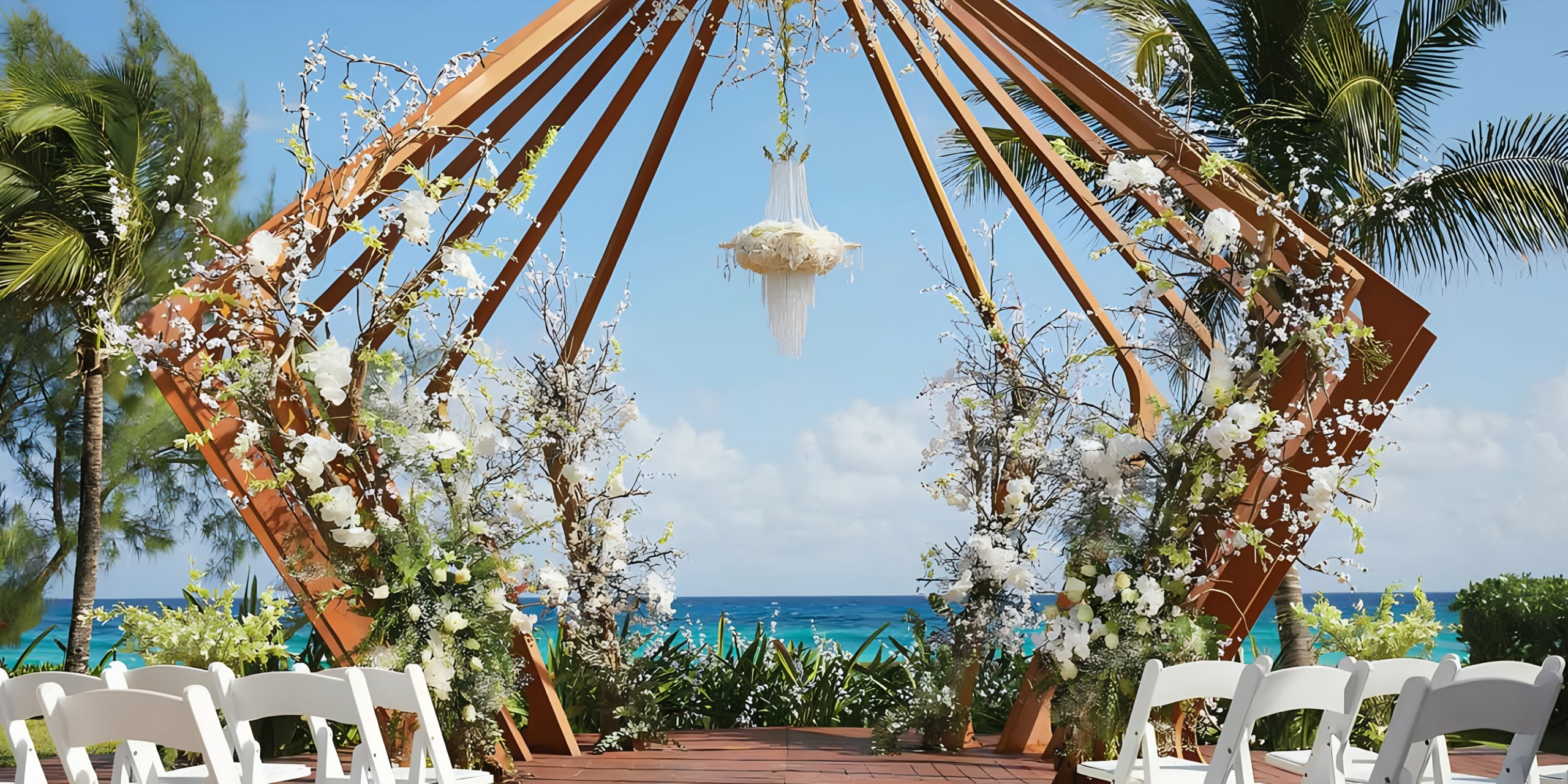Beachfront Gazebo wedding venue in The Fives Beach Hotel & Residences ...