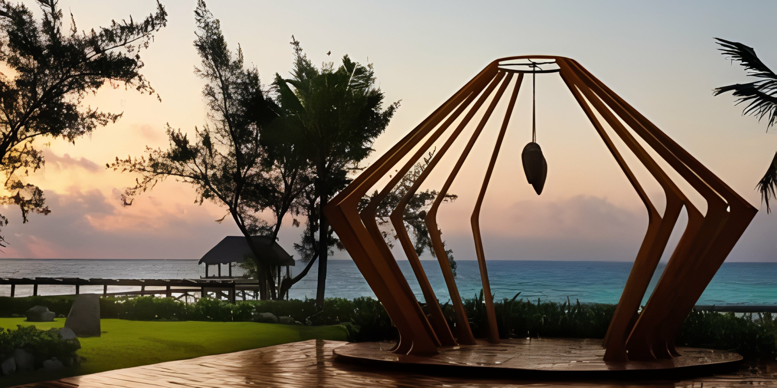 Beachfront Gazebo wedding venue in The Fives Beach Hotel & Residences ...