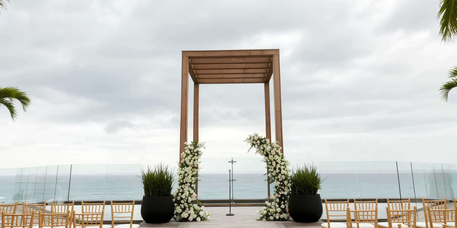 Sky Rooftop Wedding Gazebo wedding venue in Secrets Moxche Playa del ...