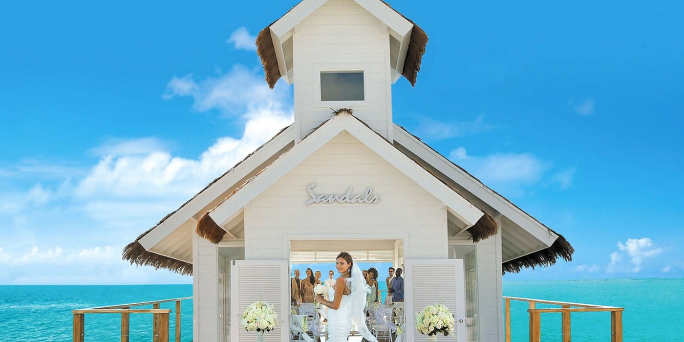 Over-the-Water Wedding Chapel wedding venue in Sandals Ochi - Jamaica