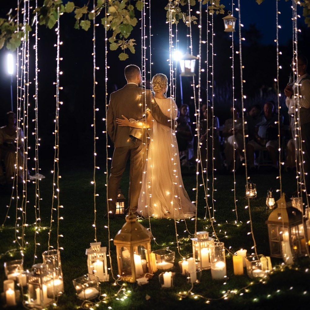 The Magic of Outdoor Wedding Lighting ️ Destify Weddings