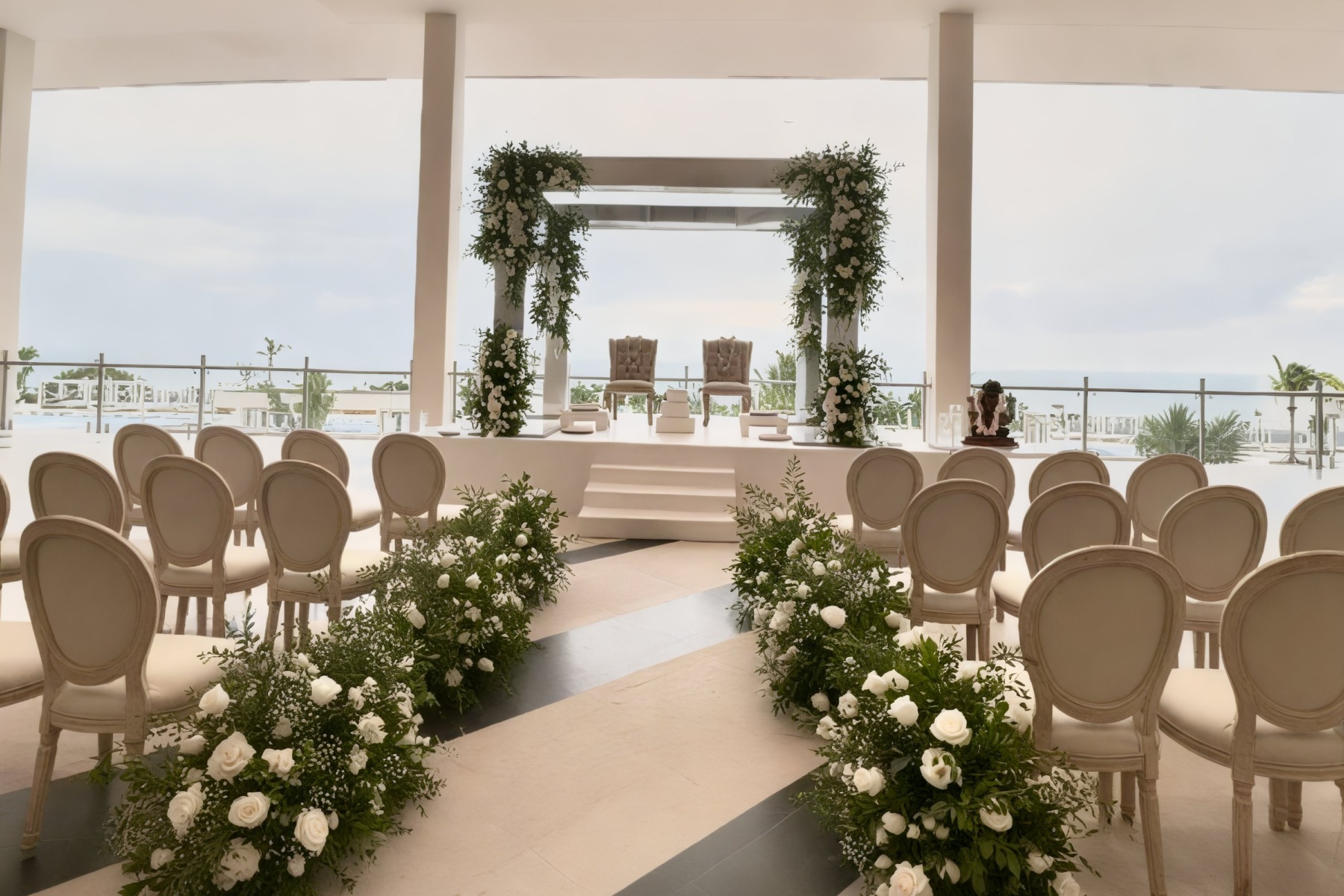 Panoramic Terrace wedding venue in AVA Resort Cancun - Mexico